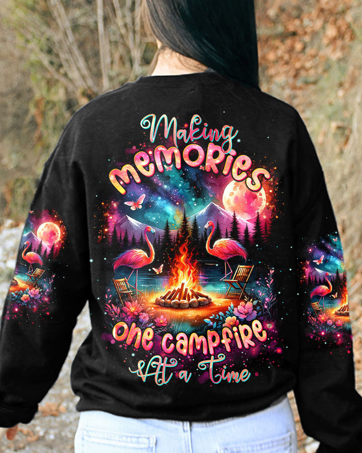 MAKING MEMORIES ONE CAMPFIRE AT A TIME FLAMINGO ALL OVER PRINT - TLTW2 – Good in the Woods